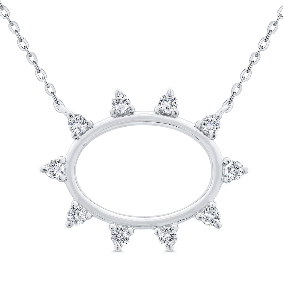 Spiky Oval Pendant – Seed2Stone.com